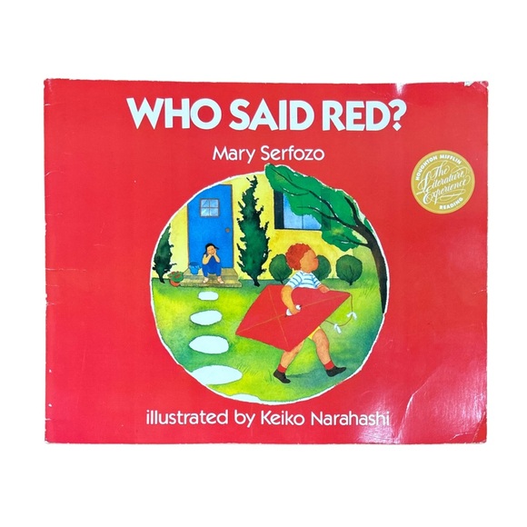 Houghton Mifflin | Toys | Who Said Red Large Childrens Color Picture ...